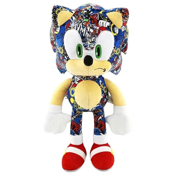 Sonic Editions | Toys | Sonic The Hedgehog Rare Graffiti Sonic Plush ...